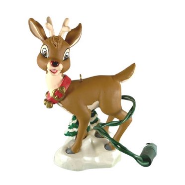 Rudolph The Red-Nose Reindeer, Rudolph Resin Christmas Ornament, Gift ...