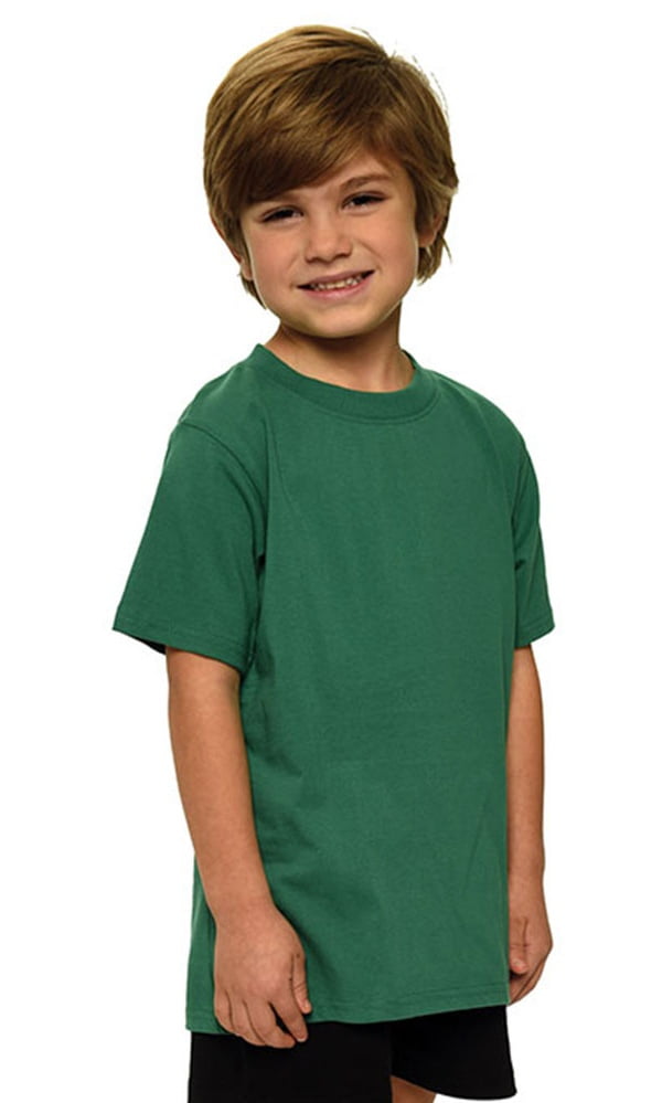 MONAG - MONAG Toddler Short Sleeve Fine Jersey Crew Neck Tee - Walmart ...