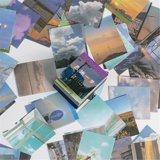 400 Sheets Memo Pad Craft Paper Retro Background Decoration Paper Small ...