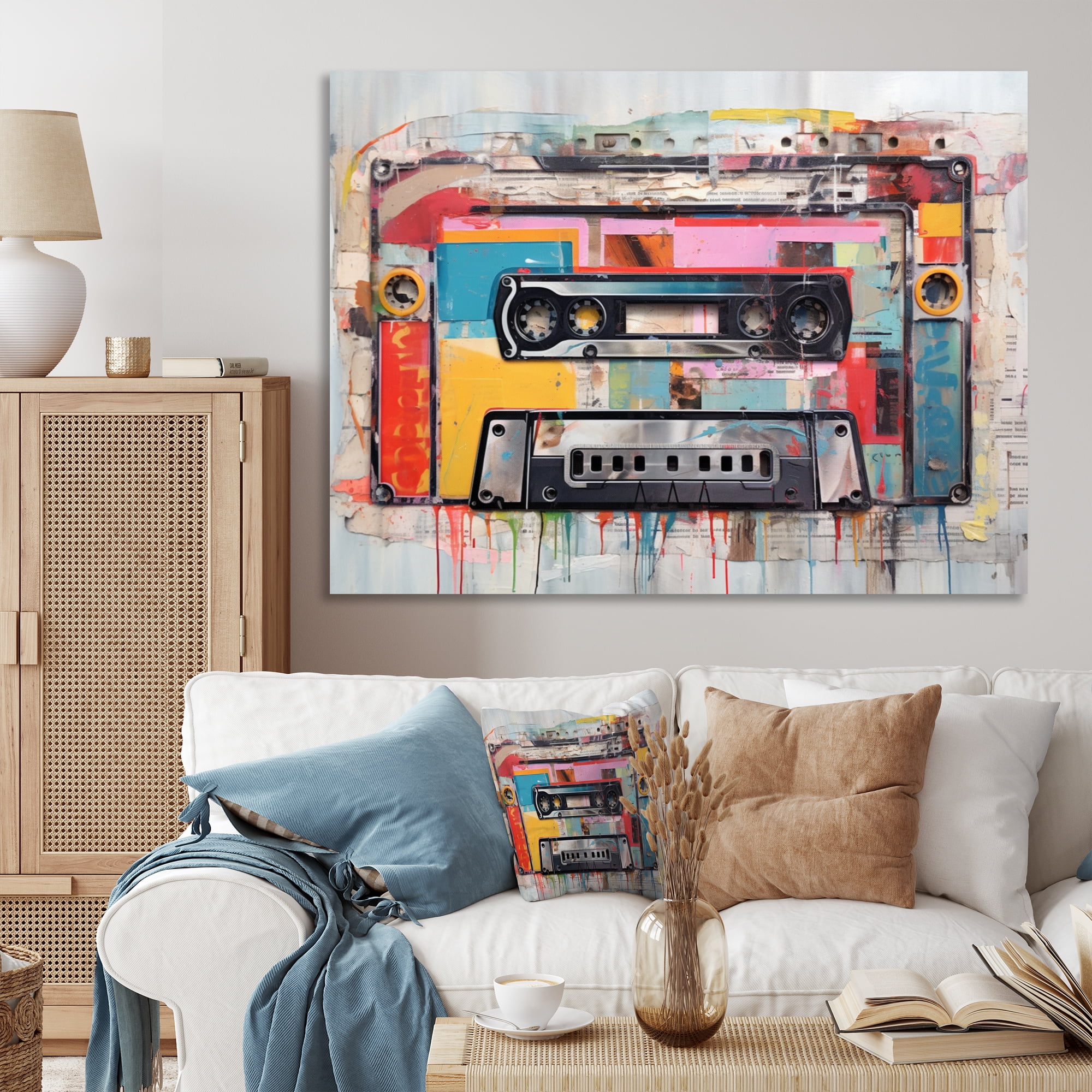 Click here for Designart Cassette Tapes Wall Art  Soundtrack Of C... prices