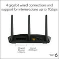NETGEAR - Nighthawk AX2400 WiFi 6 Wireless Home Internet Router, 2 ...