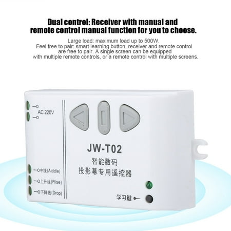 Ccdes Projector Screen Switch, Wireless Projection Screen Controller ...