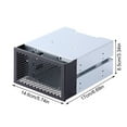 3 Bay Stainless Steel Hard Drive Cage for Desktop Computer Hard Drive ...