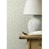 Advantage Sagano Light Grey Leaf Wallpaper - Walmart.com