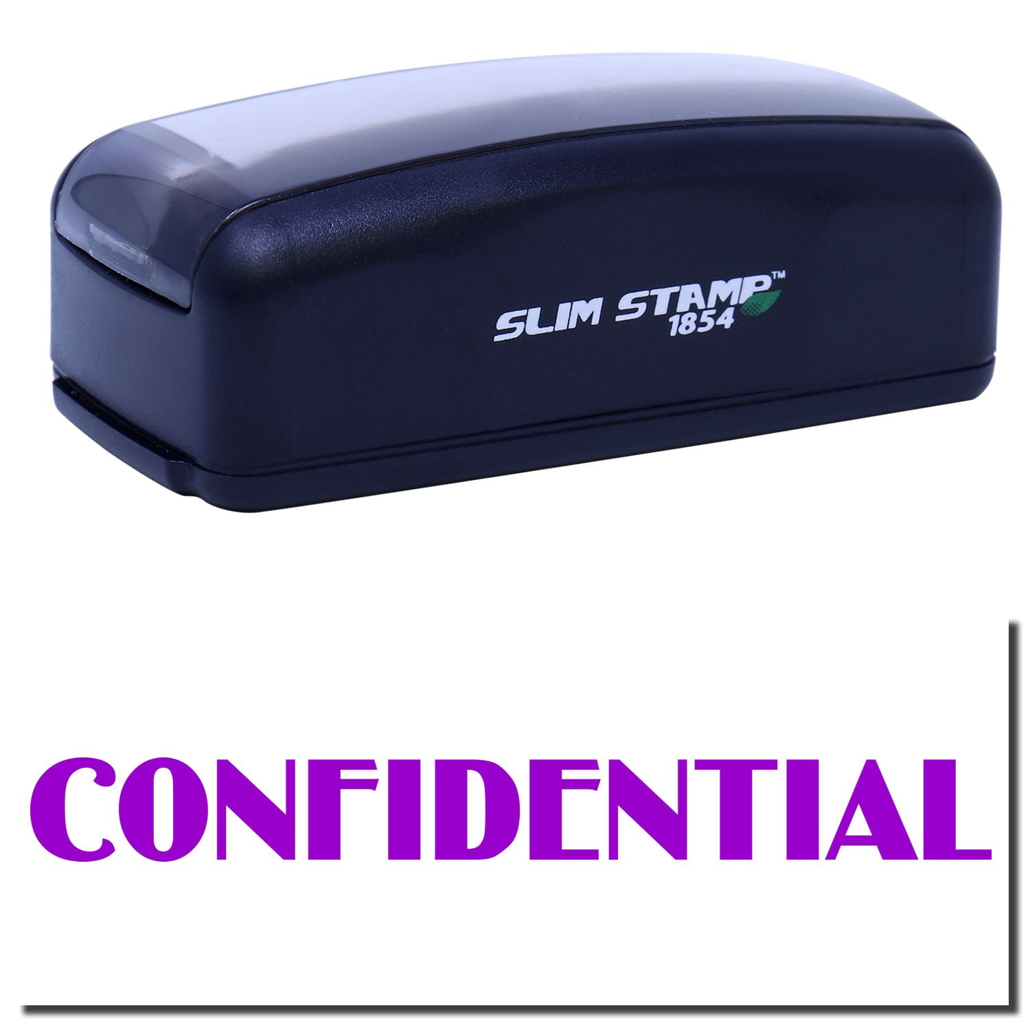 Confidential Stamp Blue
