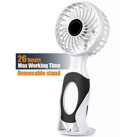 Battery Handheld Fan, Portable Battery Operated Fan : 3600mAh ...