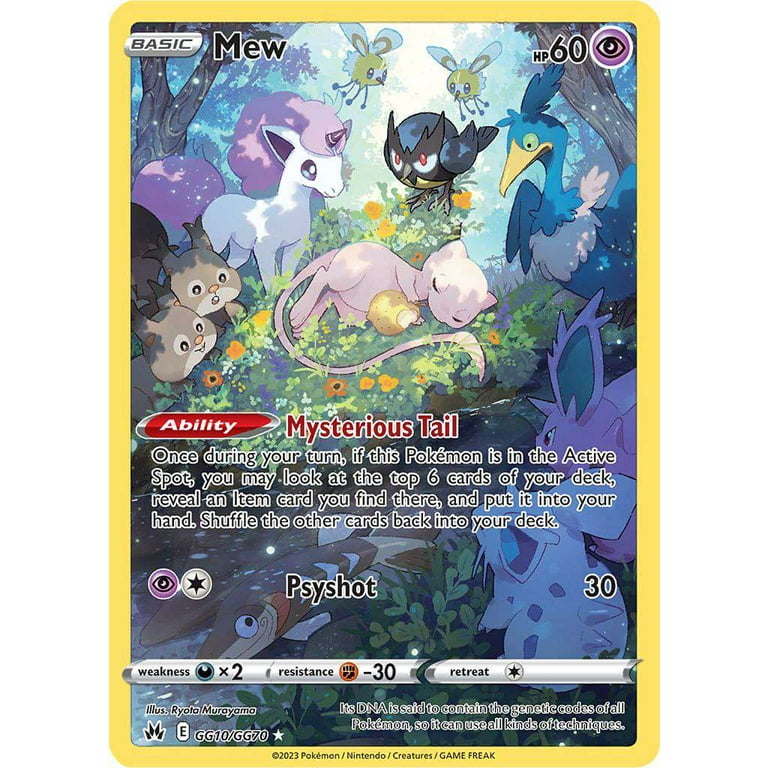 Mew Card Rarity List