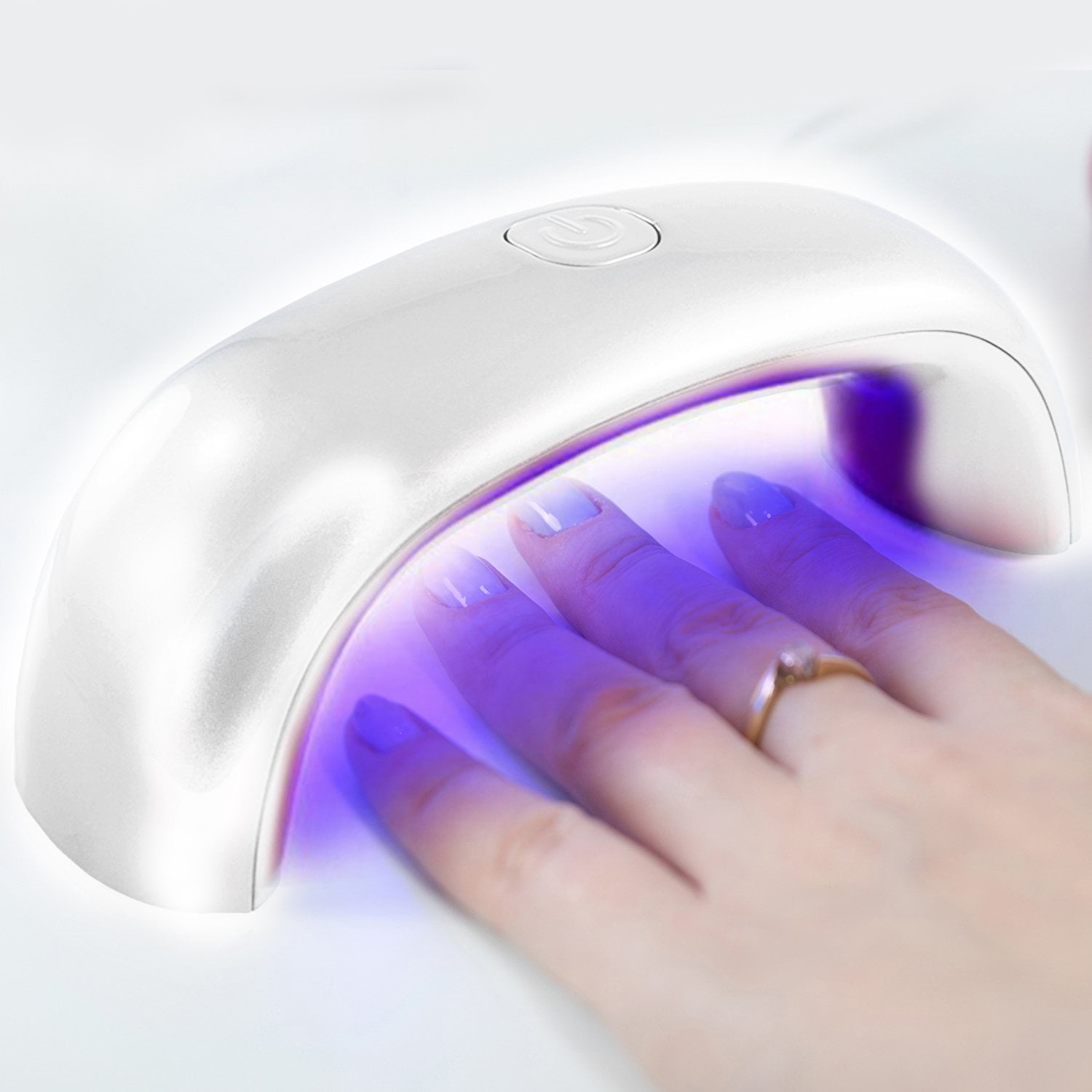 LED Gel Nail Polish Dryer Lamp White - Walmart.com