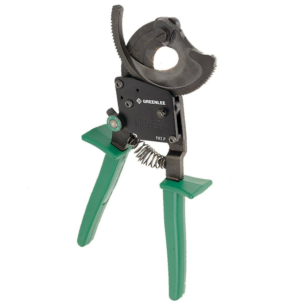 Greenlee 759 10-1/2-Inch Durable Compact Single Speed Cable Ratchet ...