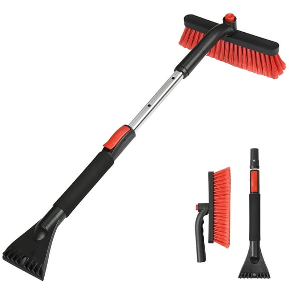 Rain-X 61" Auto Snow Broom & Ice Scraper, Windshield Removal Tool ...