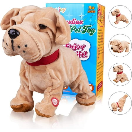 Pekingese Dog Interactive Barking Puppy Plush Animated Pet Electronic ...