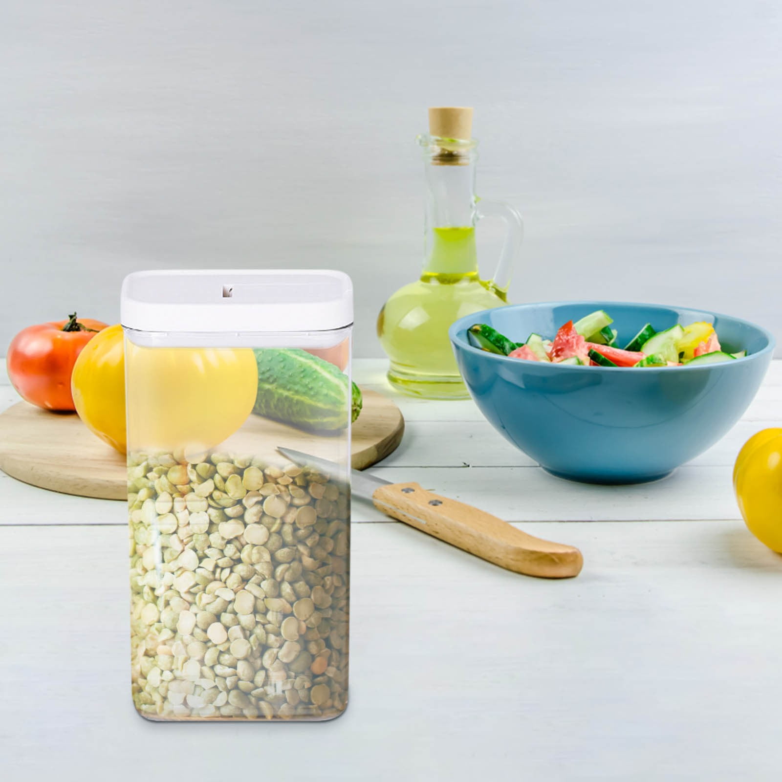 Vikakiooze 2023 Airtight Food Storage Containers, Kitchen Airtight Jars ...