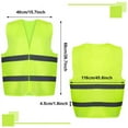 Prdigy Breathable Reflective Safety Vests, XL Fluorescent Yellow ...