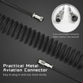 LINYAN-Coiled Keyboard Cable - Detachable Aviator Coiled Cable for ...