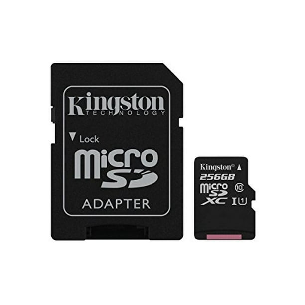 Kingston Canvas Select 256GB MicroSDHC Clase 10 Tarjeta de Memoria Mic Kingston Canvas Select ...