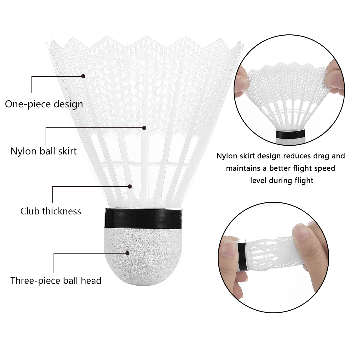 Badminton Racket Parts Labeled