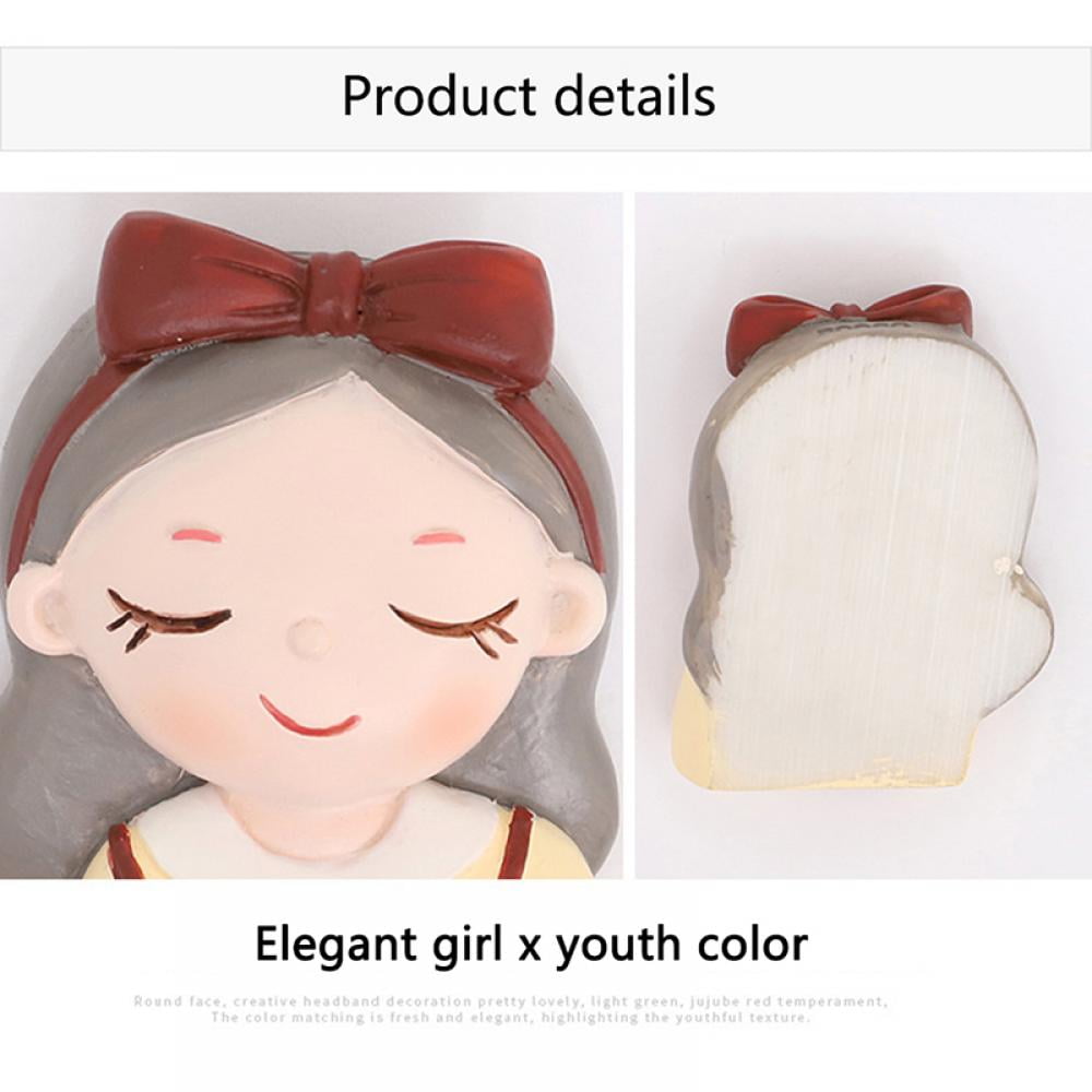 Thinking Girl Face Cartoon