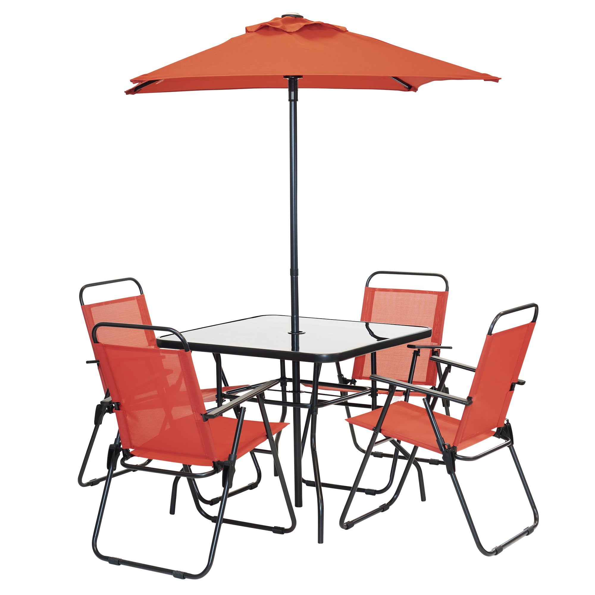 Patio Premier 6pc Patio Set - Square Table - Walmart.com