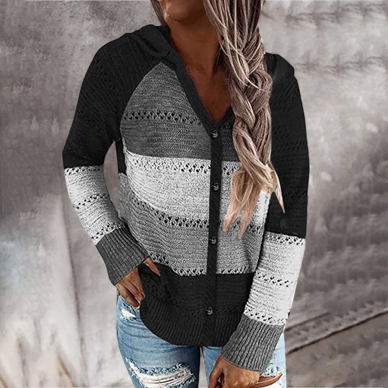 Click here for Smihono Fashion Women Striped Color Block Long Sle... prices