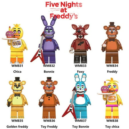 Alician FNAF Series Lego Compatible Fazbear / Bonnie / Chica / Foxy ...