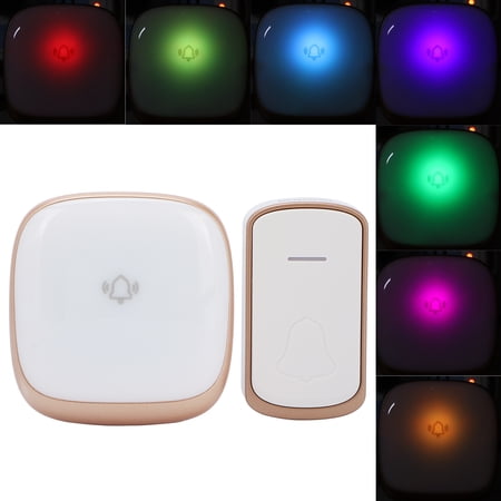 Sonew Door Bell,LED Flash Door Bell, Kit Adjustable Volume Sound ...