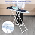 2Pcs Ironing Board Set, Height Adjustable from 24.8-30.3In, Portable ...