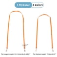 5Pcs 5 Colors Adjustable PU Leather Bag Handles with Zinc Alloy Swivel ...
