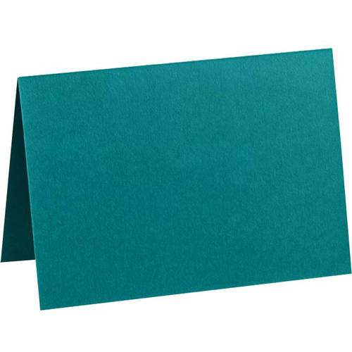 A6 Folded Card (4 5/8 x 6 1/4) - Teal (500 Qty.) - Walmart.com