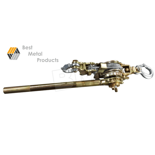 2 Ton Cable Ratchet Lever Hoist Hand Puller Come Along 2 Hook 0900132 ...