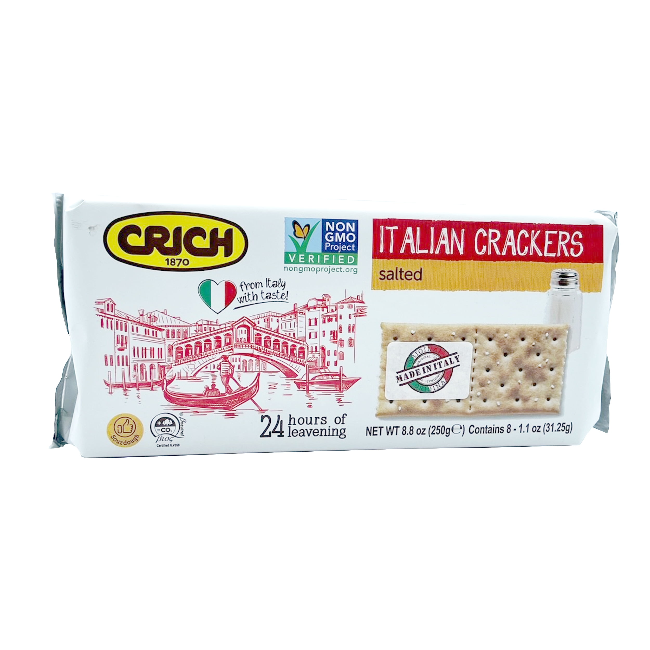 Crich Salted 24 Hour Leavened Italian Crackers 8.8 oz. - Walmart.com
