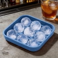 9-Cavity Basketball Shaped Silicone Ice Mold Tray, Practical Household ...