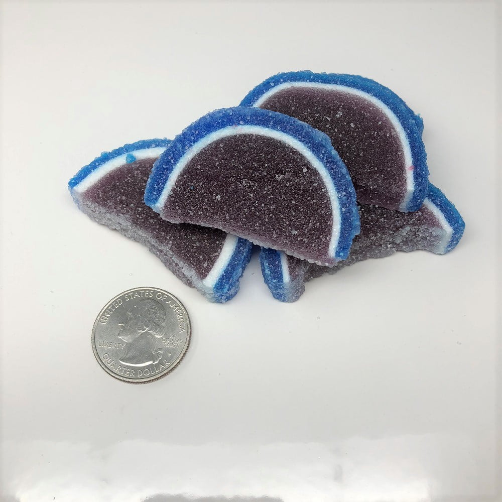 Cavalier Candies Fruit Slices Blueberry flavor jelly candy 1 pound ...