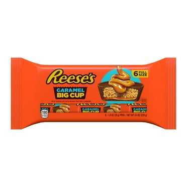 Reese's Big Cup Chocolate Lava Milk Chocolate Peanut Butter Cups Candy, Pack 1.4 oz - Walmart.com