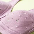 Bsdjilfg 3 Pack Womens Plus Size Bras Wire Free Front Closure Daisy