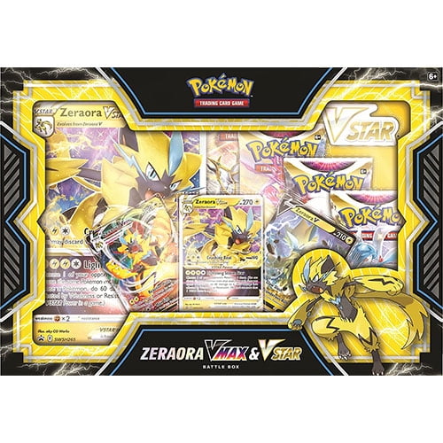 Pokemon TCG: Zeraora VMAX & VSTAR Battle Box [Card Game, 2 Players ...