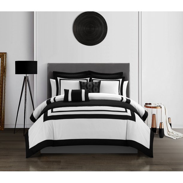 Hortense 8 or 6 Piece Comforter And Quilt Set Hotel Collection ...