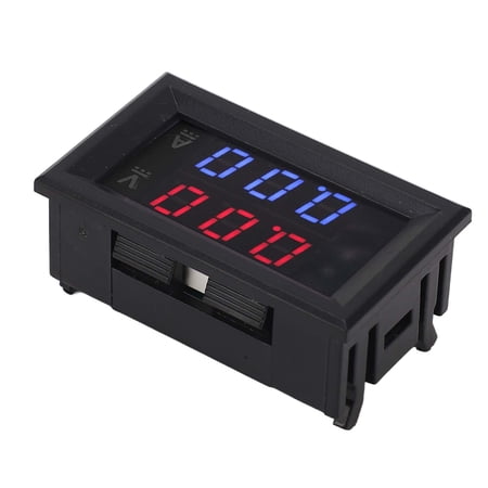 DC Voltage Current Meter LED Display Volt Amp Tester Multimeter Gauge 0 ...
