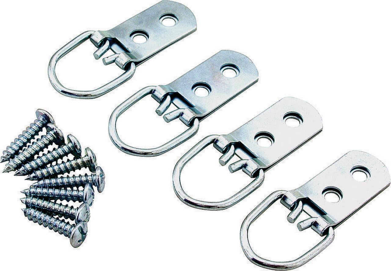 ProSource D-Ring Hanger Steel Zinc Plated - Walmart.com
