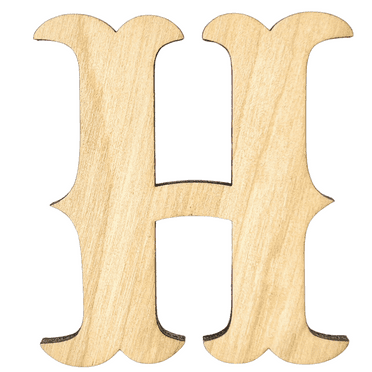 Krafty Supply 4" Tall MDF Letter R |1/4" Thick | Western Railroad ...