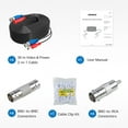 ANNKE, 4 Pack Video Power Cables, 30M/100ft All-in-One CCTV Extension ...