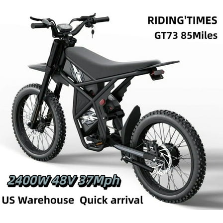 Macfox X2 Throttle Motorized Electric Bike with High-Power Brushless ...