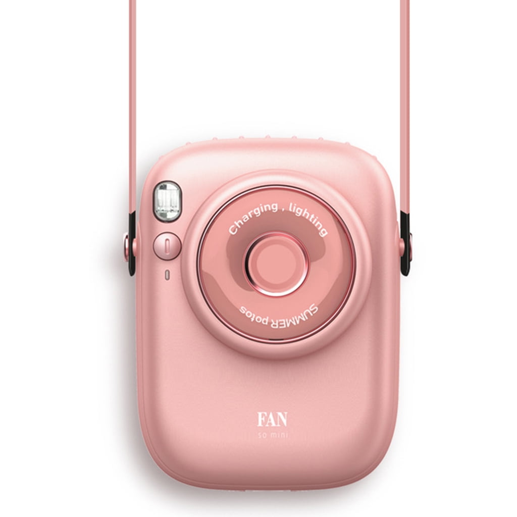 Weararble USB Fan Camera-shaped Rechargeable Mini Waist Fan for Kids ...