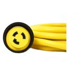 Amp Up Marine & RV Cords 125v 30a x 12' Marine Shore Power Cord, Yellow - Walmart.com