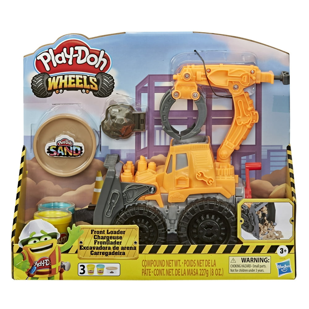 Play-Doh Wheels Front Loader, Featuring Sand Compound - Walmart.com ...