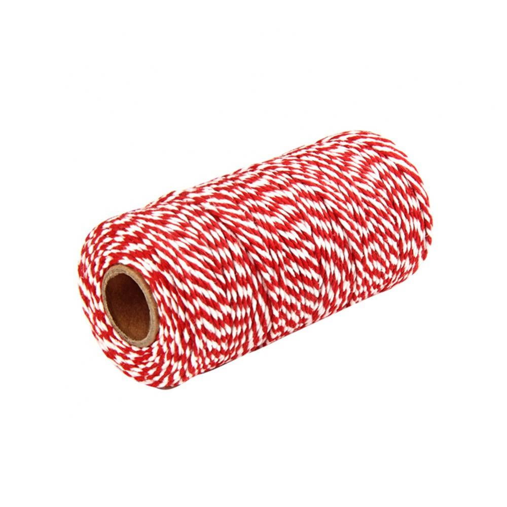 Monfince 1 Roll Christmas Twine Cotton String Rope Cord 328FT Crafts ...