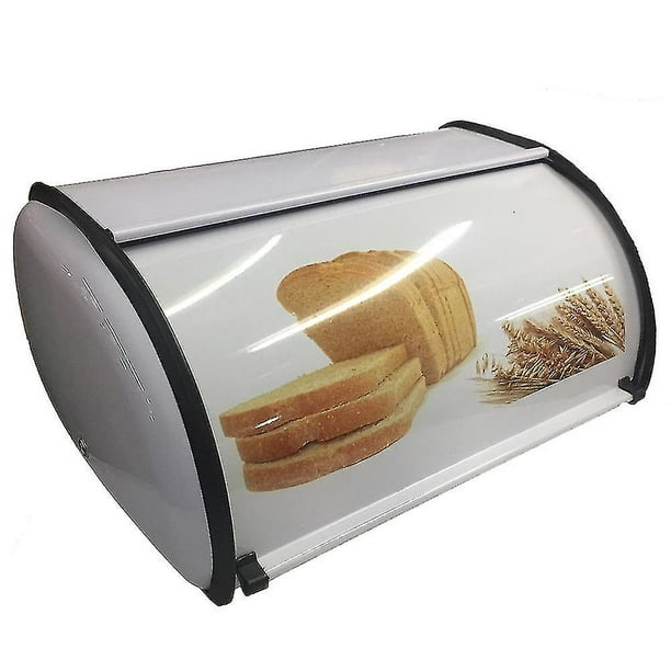 Small Drum Type Bread Box Anti-fingerprint Technology Stainless Steel ...