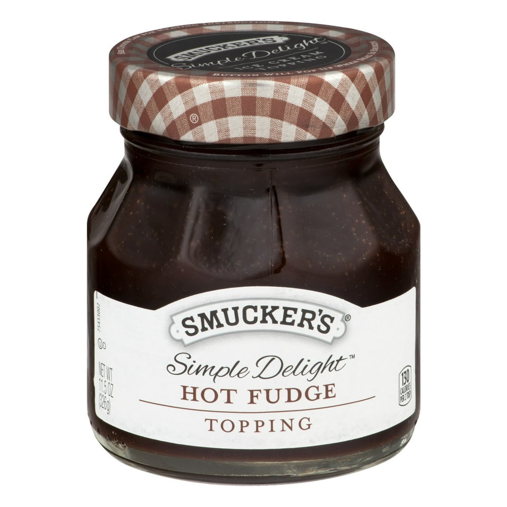 Smucker's Simple Delight Hot Fudge Topping, 11.5 Oz. - Walmart.com ...