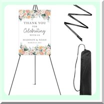 Display Easel for Floor, Tripod Design, Collapsible/Folding (Black ...