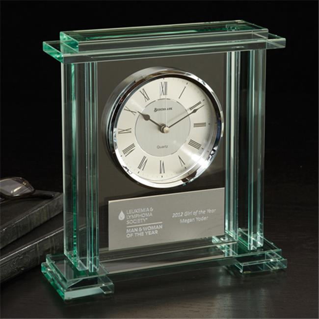 Magnet Group 6083 Caspian Jade Glass Clock - Walmart.com