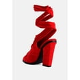 Mama Fav Lace Up Block Heel Mules